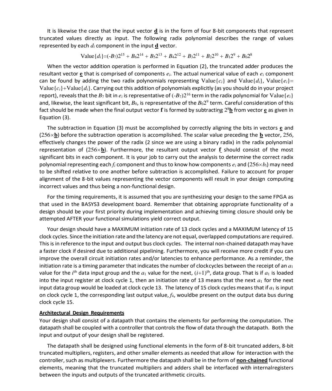 Solved The objective of this project is to design and | Chegg.com