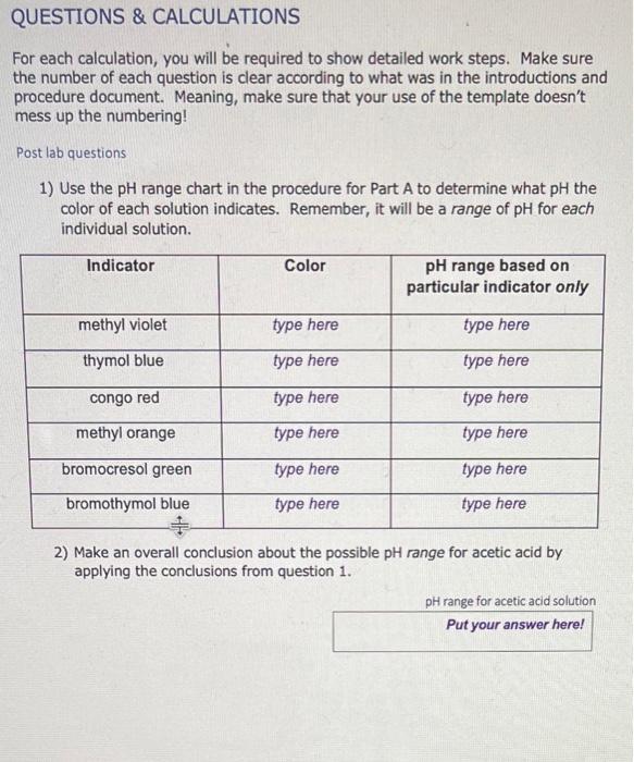 DATA SUMMARY TABLES Use the table provided to fill in | Chegg.com