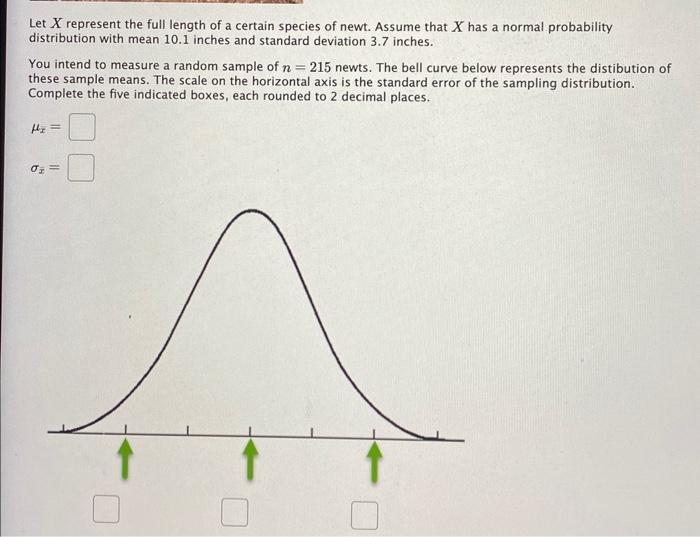 Solved Let X represent the full length of a certain species | Chegg.com