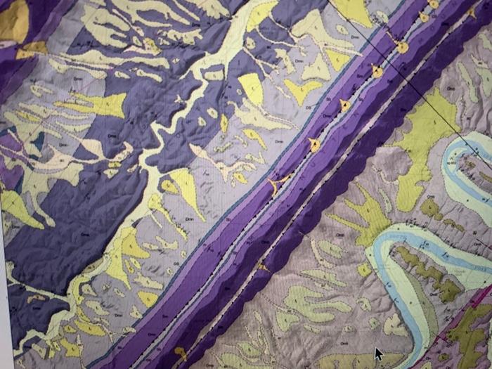 GEOLOGIC MAP OF THE RILEYVILLE QUADRANGLE, VIRGINIA | Chegg.com