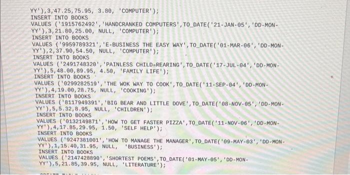 Solved You must use the SQL files attached to the assignment | Chegg.com