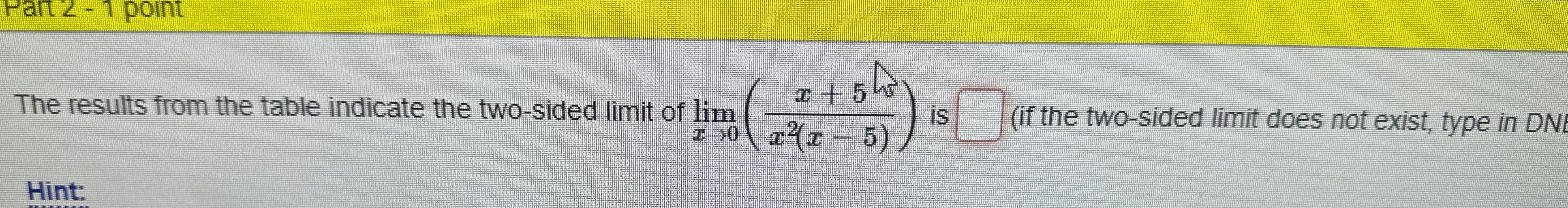 Solved The results from the table indicate the two-sided | Chegg.com