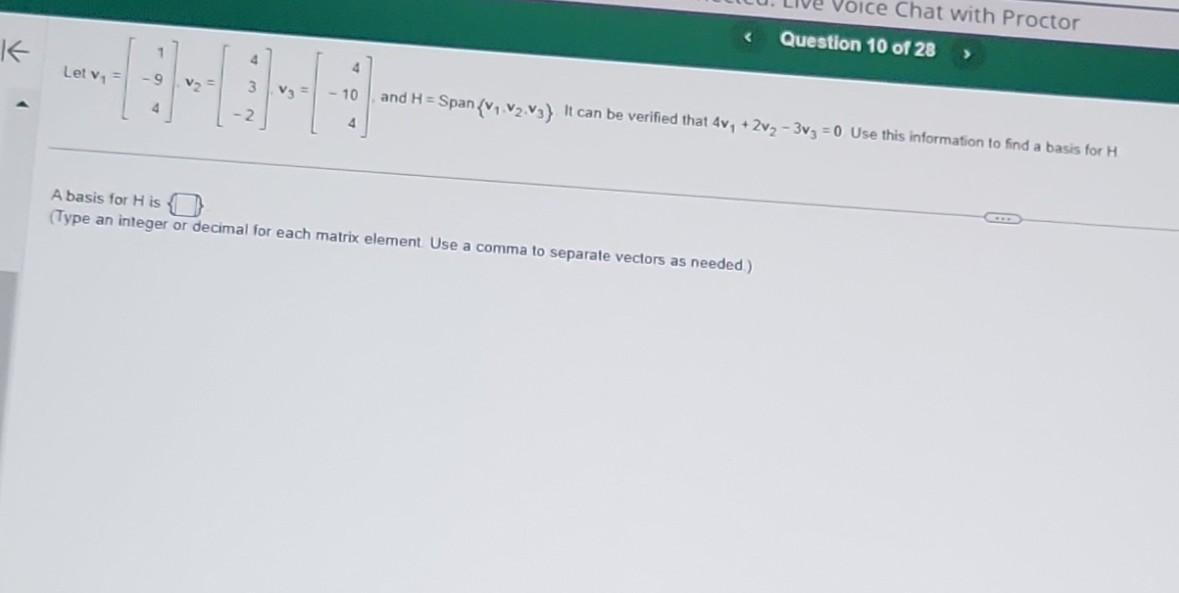 Solved Let v1=⎣⎡1−94⎦⎤,v2=⎣⎡43−2⎦⎤,v3=⎣⎡4−104⎦⎤ and | Chegg.com