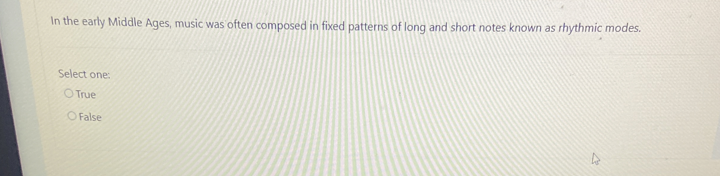 Solved In the early Middle Ages, music was often composed in | Chegg.com