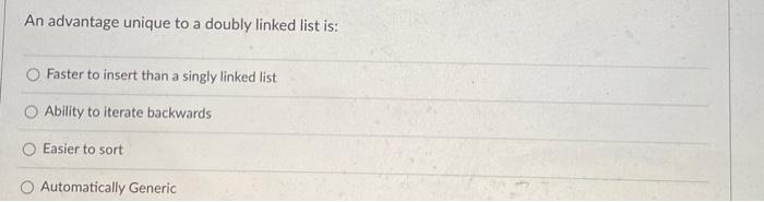 Solved A good Java construct to describe an abstract data | Chegg.com
