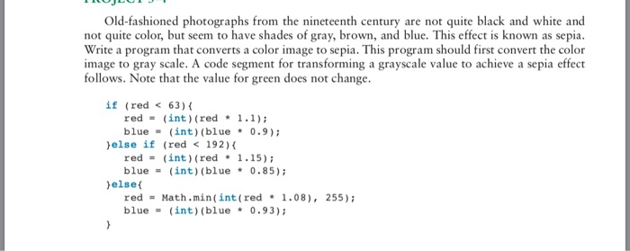 Solved Can Get A Java Program That Converts And Image To