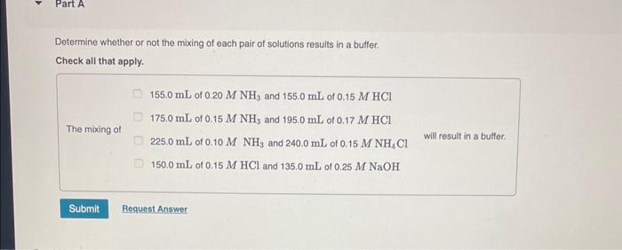 Solved Determine whether or not the mixing of each pair of | Chegg.com