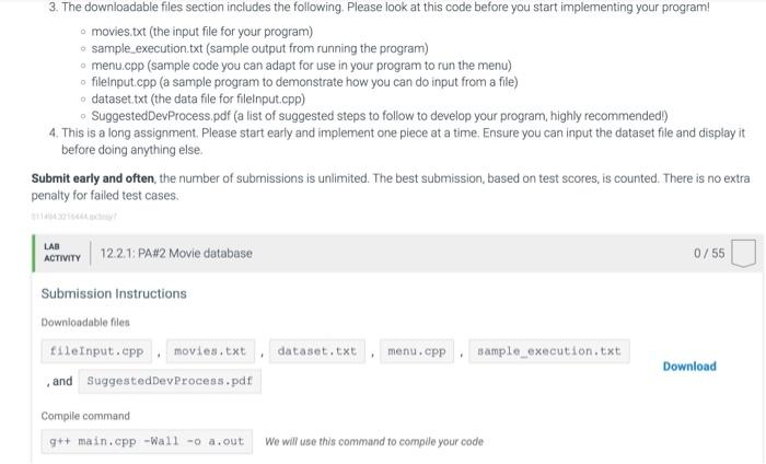 Solved Problem description Write a program that will allow | Chegg.com