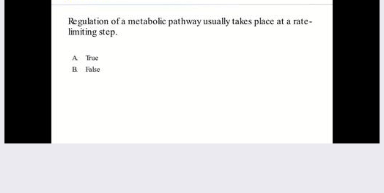 Solved Regulation of a metabolic pathway usually takes place | Chegg.com