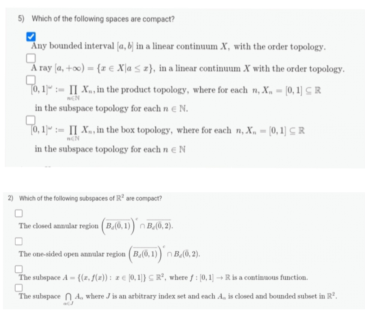 more than one option is correct.. choose all the | Chegg.com