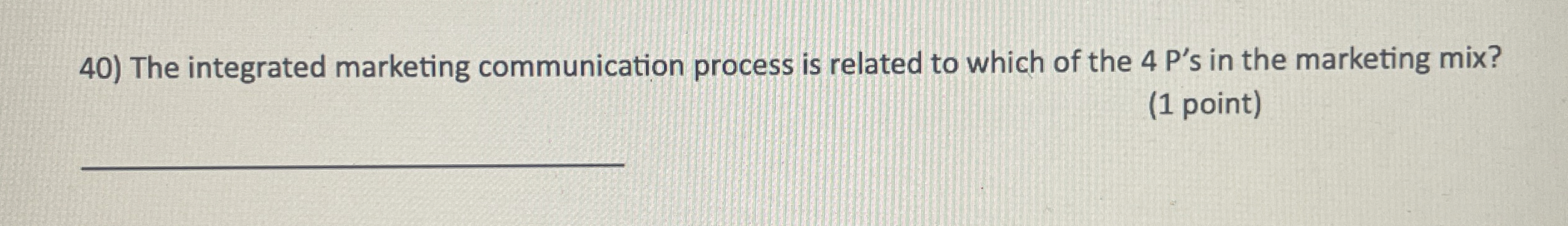 Solved The integrated marketing communication process is | Chegg.com