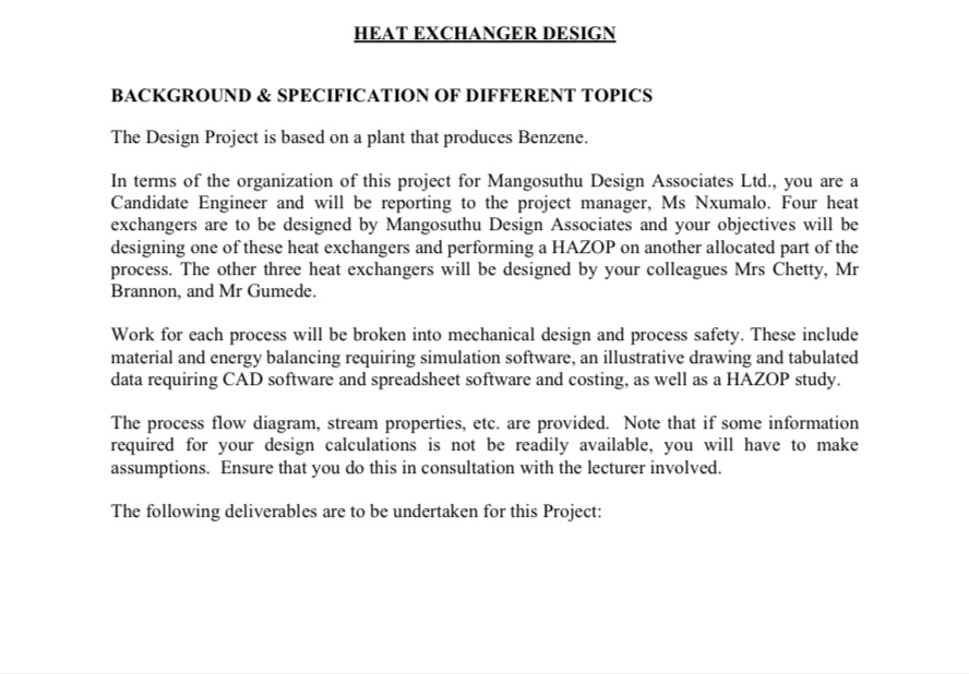 Solved BACKGROUND & SPECIFICATION OF DIFFERENT TOPICSThe | Chegg.com