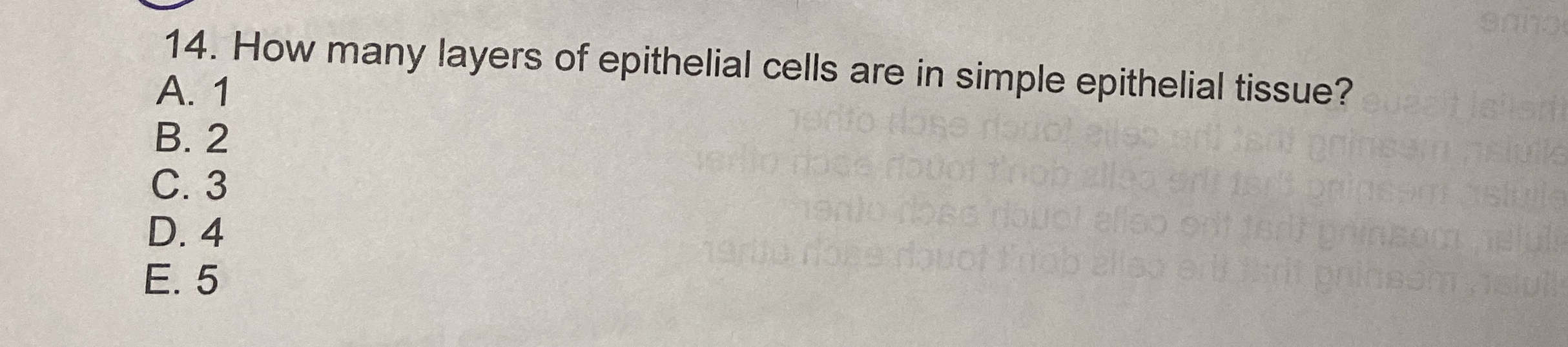 Solved How many layers of epithelial cells are in simple | Chegg.com
