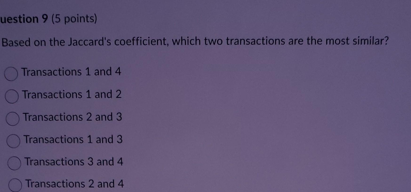 Solved [Chapter 5] Matching Coefficient and Jaccard's | Chegg.com