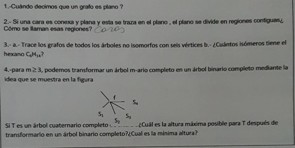 A) For we can transform a complete m-ary tree | Chegg.com