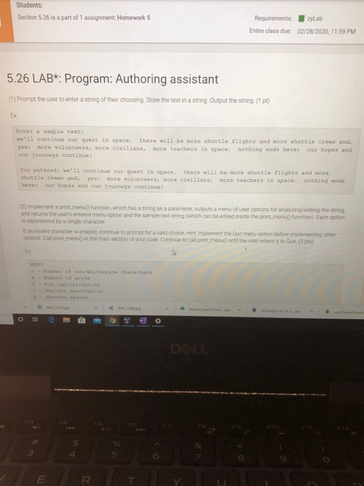 Solved Students Section 5.26 is a part of 1 assignment: | Chegg.com