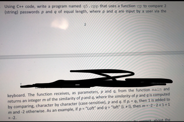 Solved Using C Code Write A Program Named Q5cpp That 3780
