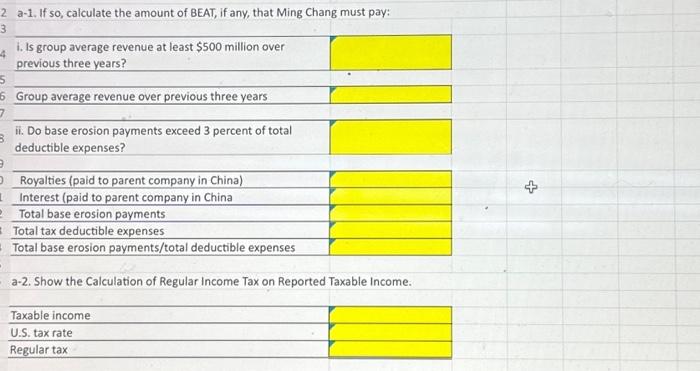 Solved 2 a-1. If so, calculate the amount of BEAT, if any, | Chegg.com