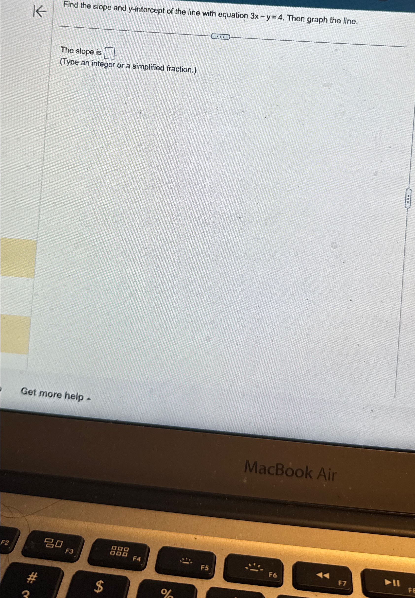 Solved Find the slope and y-intercept of the line with | Chegg.com