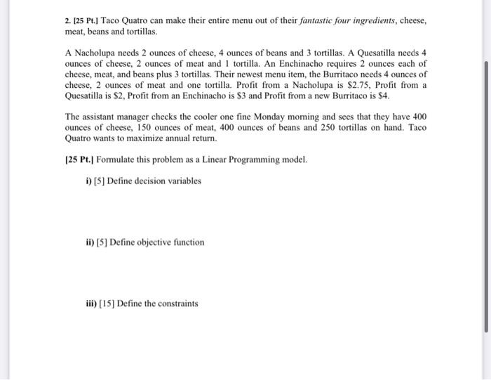 Solved 1. 125 Pt.1 Computers Unlimited sells microcomputers | Chegg.com