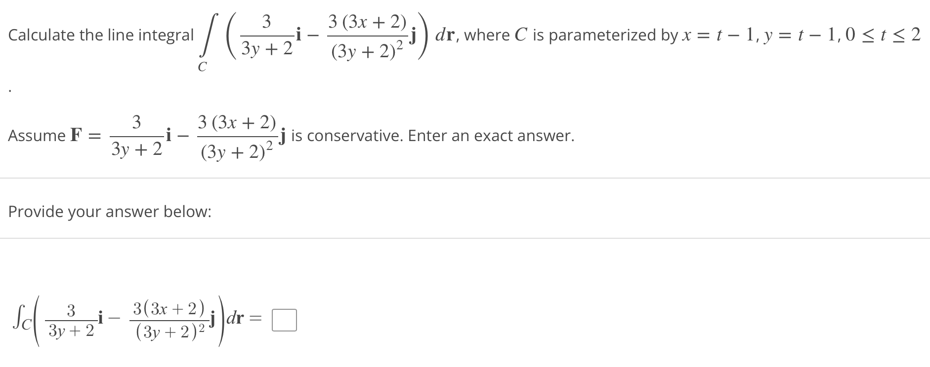 Solved Calculate the line integral | Chegg.com