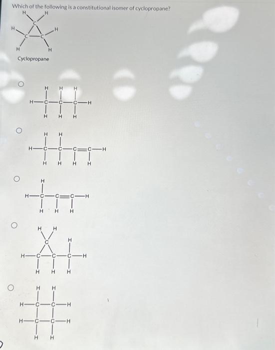 Solved Which of the following is a constitutional isomer of | Chegg.com