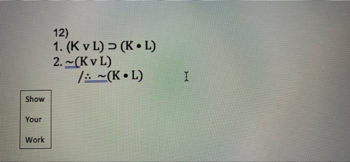 Solved I Part Two Use the Counterpart Conditional Truth | Chegg.com