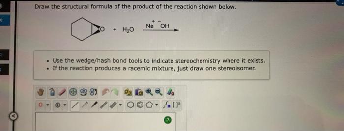 Solved Draw the structural formula of the product of the | Chegg.com