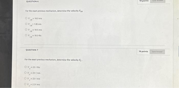 Solved The following slider-crank mechanism has an angular | Chegg.com
