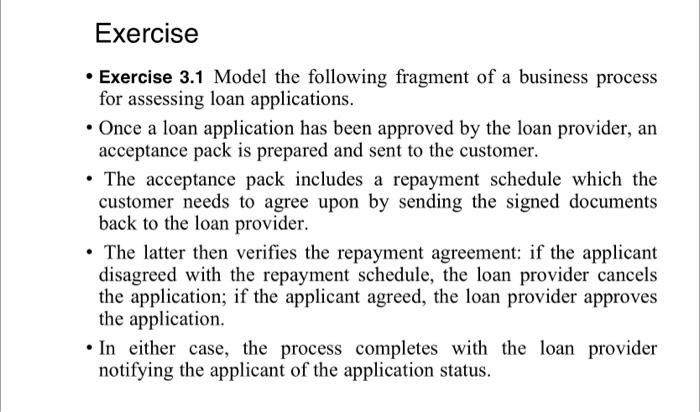 Solved - Exercise 3.1 Model the following fragment of a | Chegg.com
