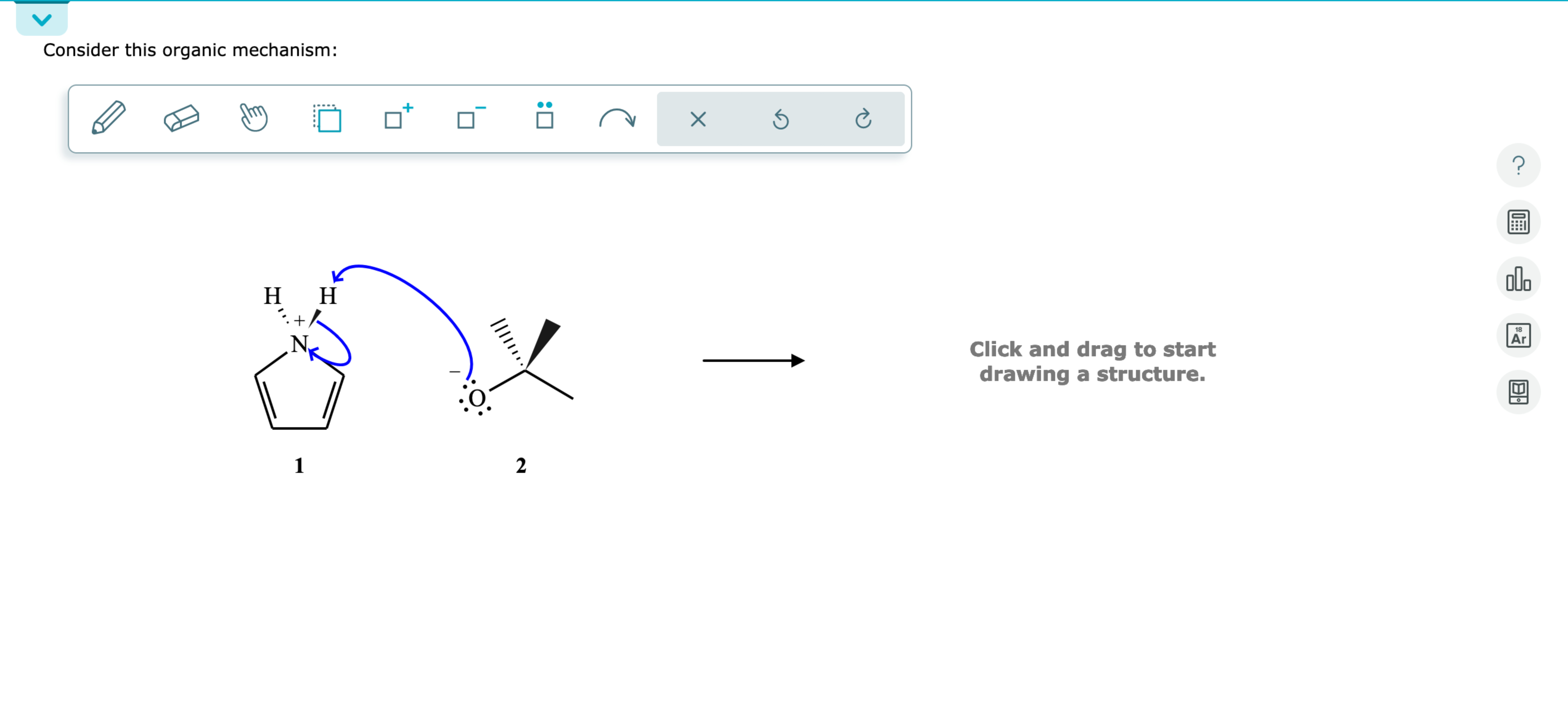 Consider this organic mechanism:Click and drag to | Chegg.com Consider this organic mechanism:Click and drag to | Chegg.com