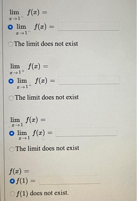 Solved estimate the functional value or the limit from the | Chegg.com