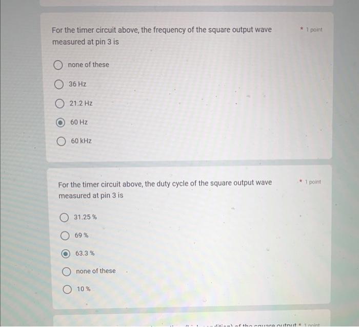 555 timer circuitFor the timer circuit above, the | Chegg.com