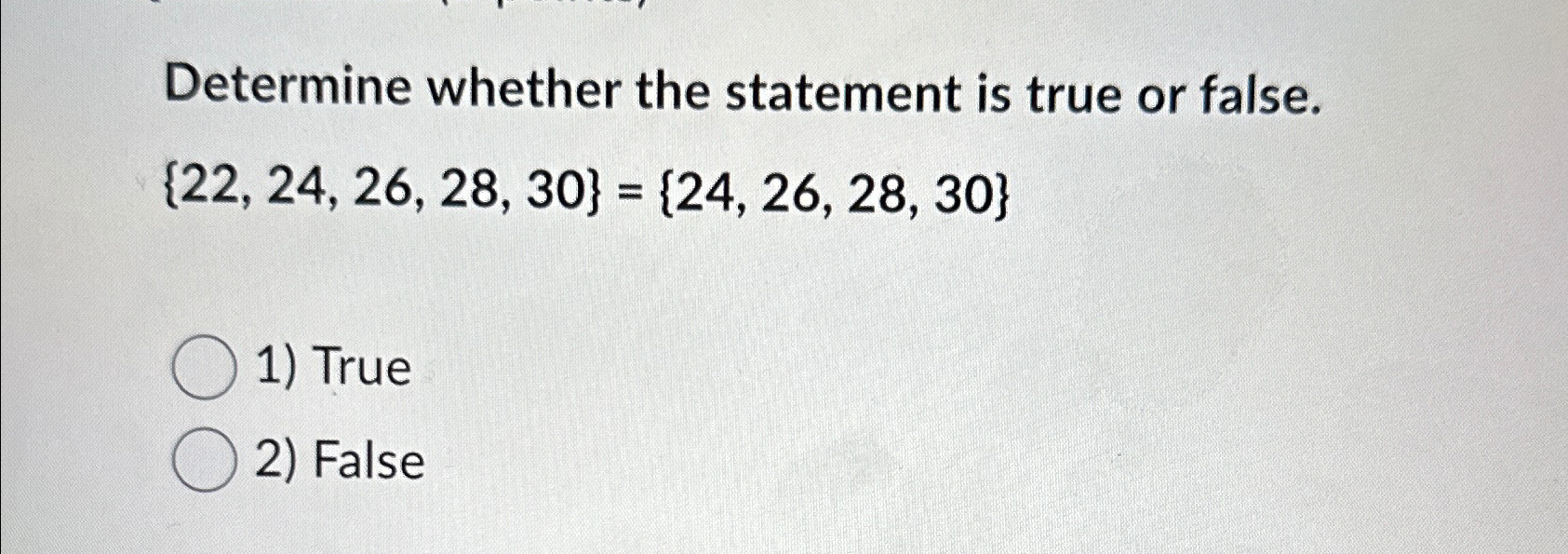 Solved Determine whether the statement is true or | Chegg.com