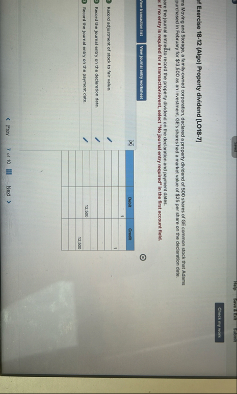 Solved उसकाHelpSave a trilSubmitIf Exercise 18-12 (Algo) | Chegg.com