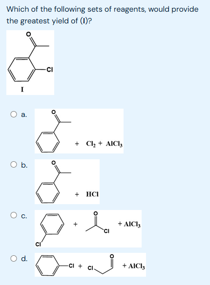 Solved Which of the following sets of reagents, would | Chegg.com