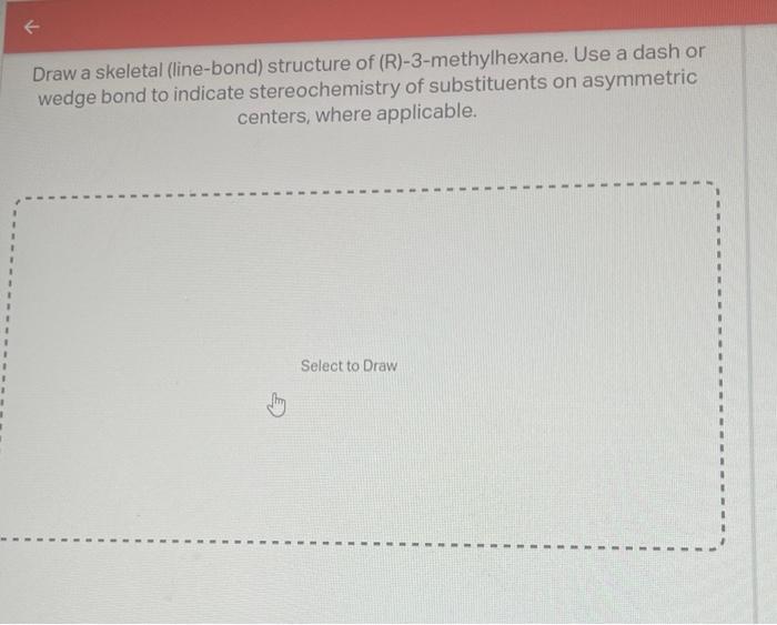 Solved Draw a skeletal (line-bond) structure of | Chegg.com
