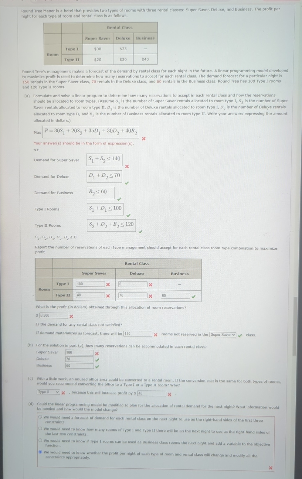 Solved Round Tree Manor is a hotel that provides two types | Chegg.com