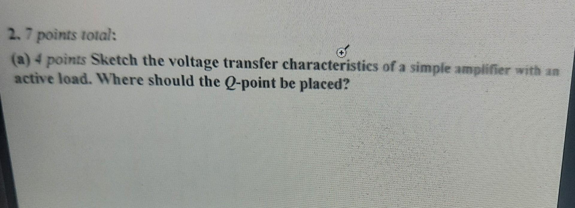 Solved 2. 7 points total: (a) 4 points Sketch the voltage | Chegg.com