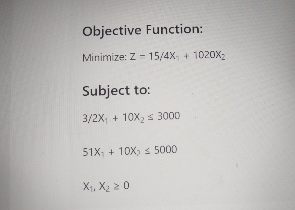 Solved Objective Function: Using R programming Minimize: | Chegg.com
