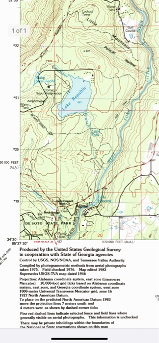 Solved CS SCALE 1 8537'30 Produced by the United States | Chegg.com