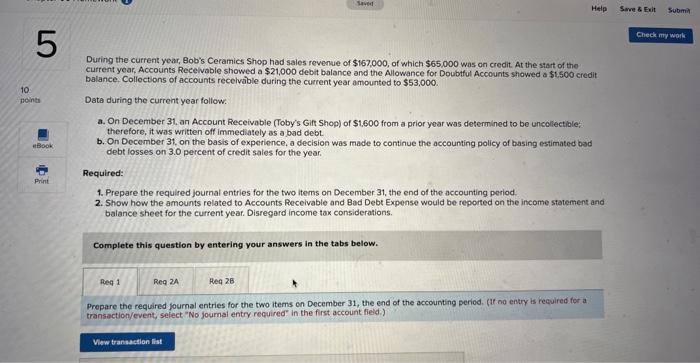 Solved During the current year, Bob's Ceramics Shop had | Chegg.com