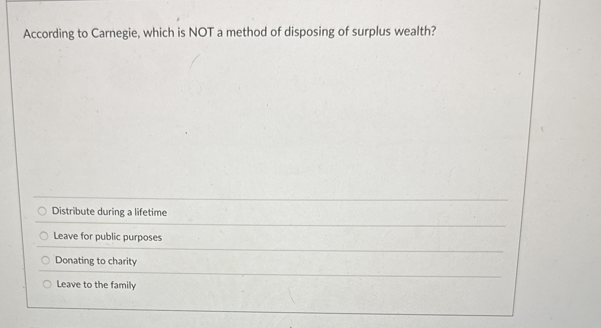 Solved According to Carnegie, which is NOT a method of | Chegg.com
