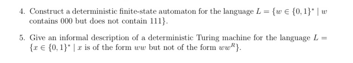 Construct A Deterministic Finite State Automaton For