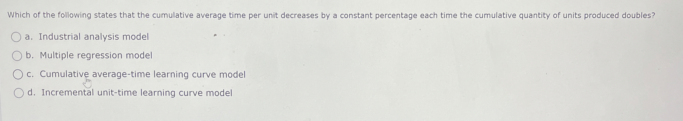 Solved a. ﻿Industrial analysis modelb. ﻿Multiple regression | Chegg.com