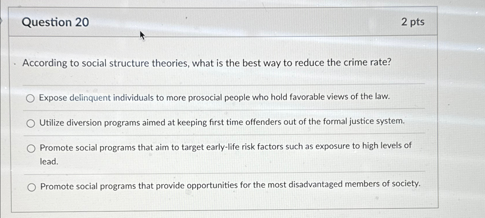 Solved Question 202 ﻿ptsAccording to social structure | Chegg.com