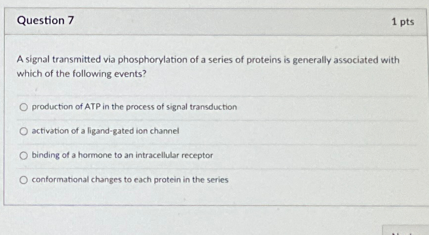 Solved Question 71 ﻿ptsA signal transmitted via | Chegg.com