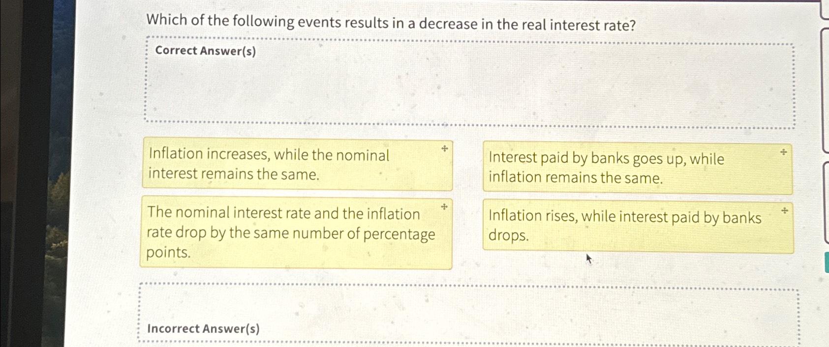 Solved Which of the following events results in a decrease | Chegg.com