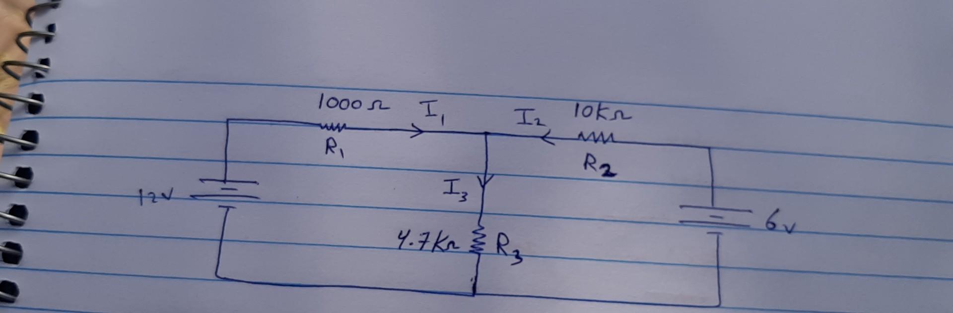 Solved 1) Apply Kirchhoff's laws (loop rule and junction | Chegg.com