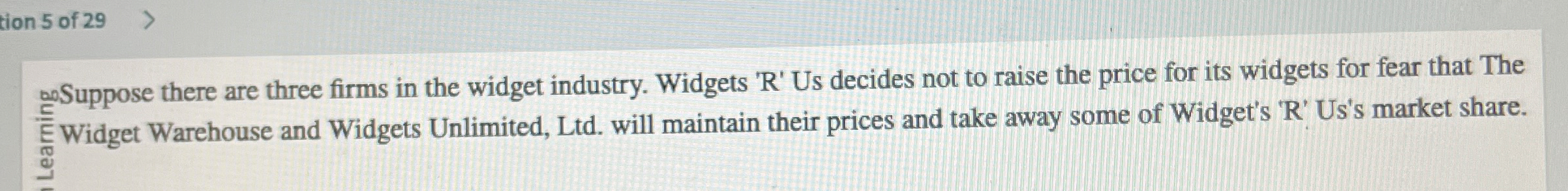 Solved Donspose there are three firms in the widget | Chegg.com